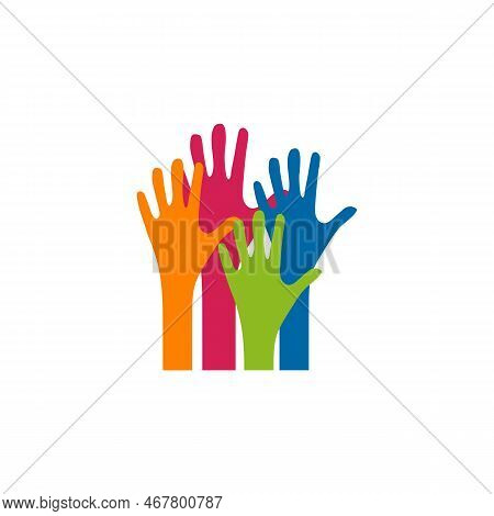 Hands Logo Design Vector & Photo (Free Trial) | Bigstock