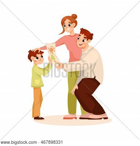 Parents Supporting Vector & Photo (Free Trial) | Bigstock