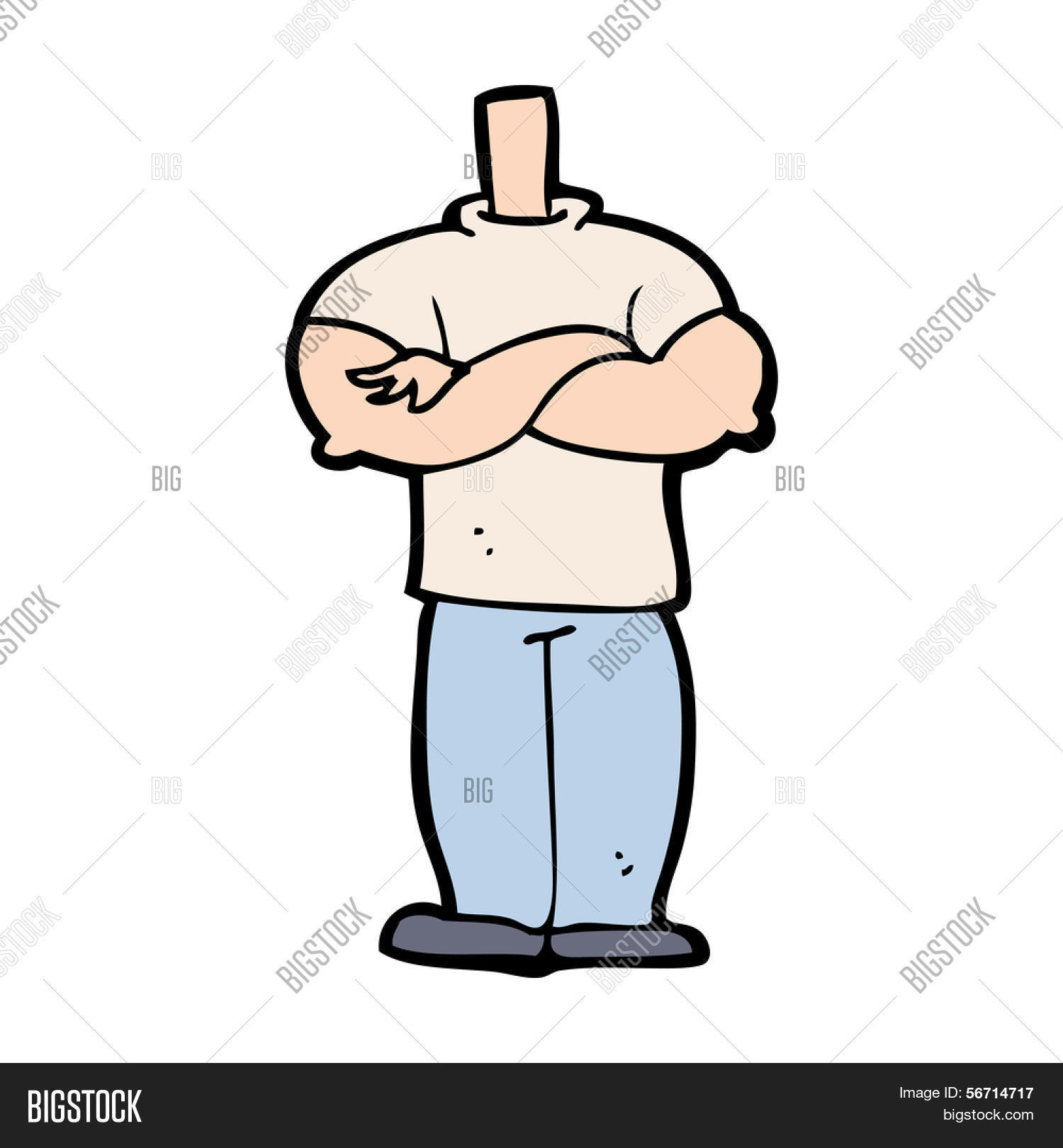 Cartoon Body Folded Image & Photo (Free Trial) | Bigstock