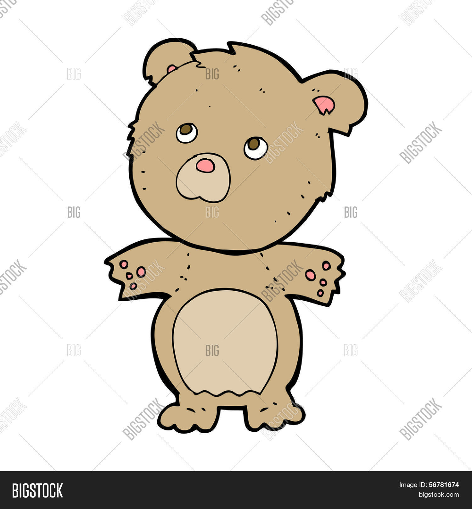 Cartoon Funny Teddy Image & Photo (Free Trial) | Bigstock