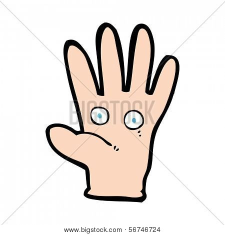 Cartoon Hand Eyes Image & Photo (Free Trial) | Bigstock