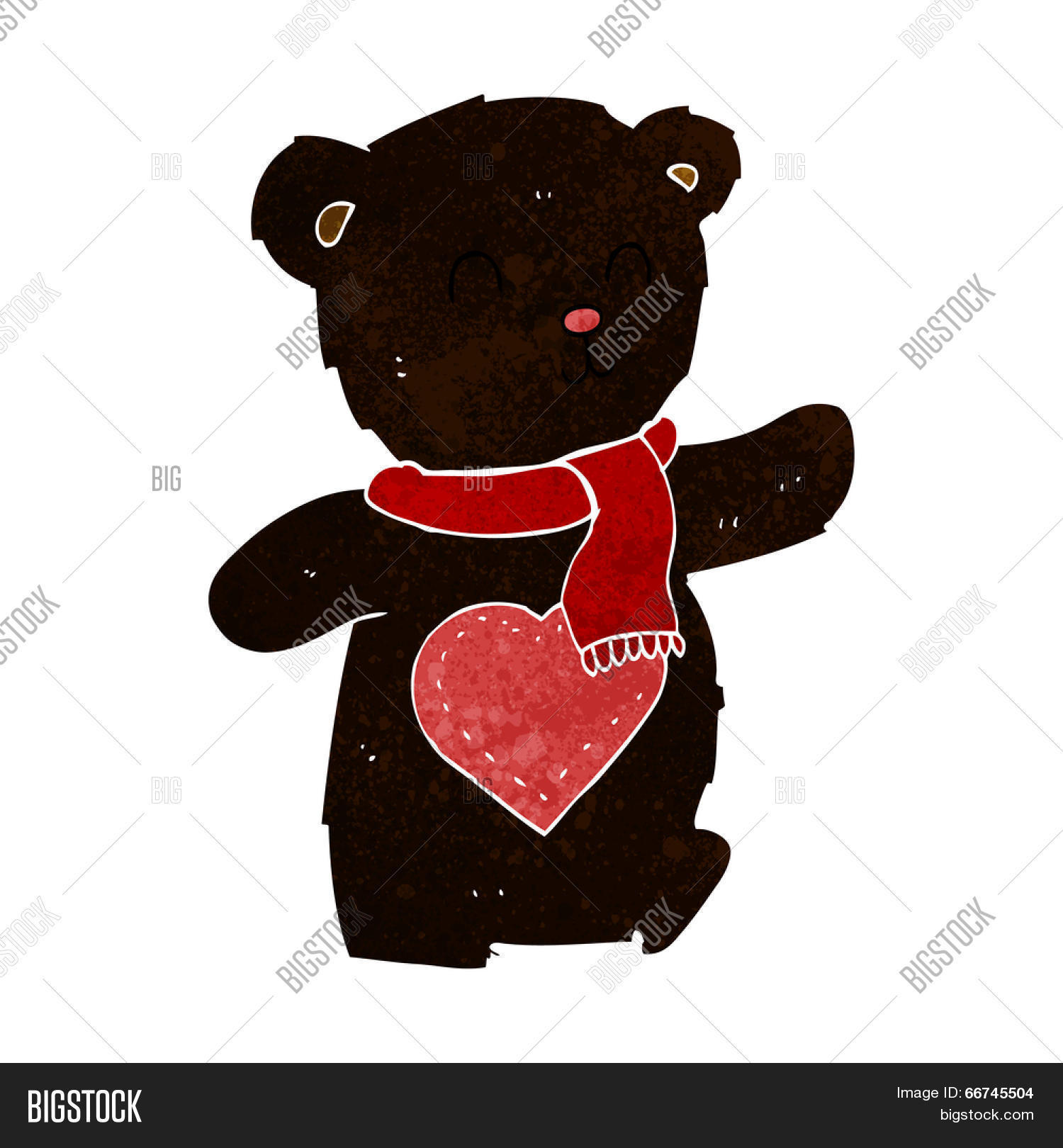 Cartoon White Teddy Vector & Photo (Free Trial) | Bigstock