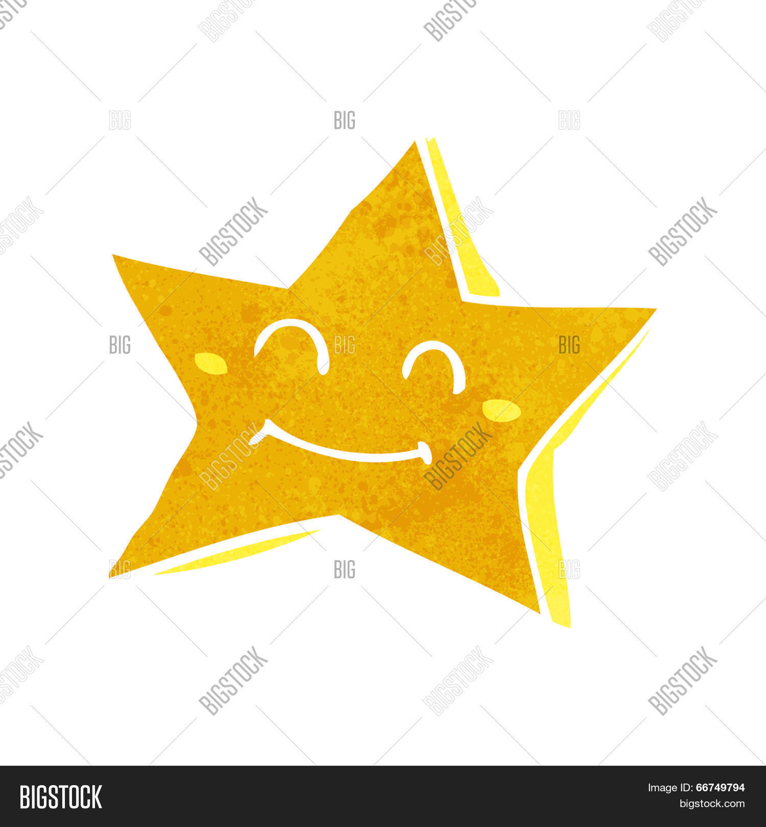 Cartoon Happy Star Vector & Photo (Free Trial) | Bigstock