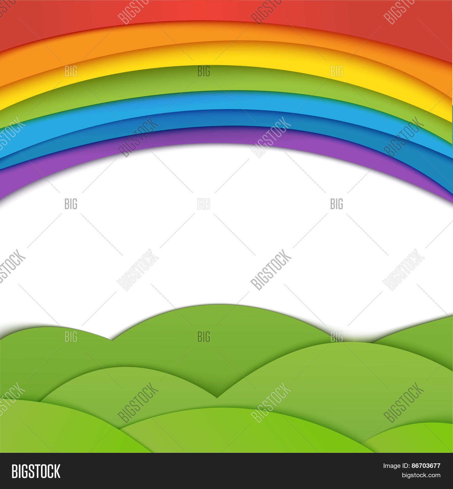 Rainbow Vector Vector & Photo (Free Trial) | Bigstock