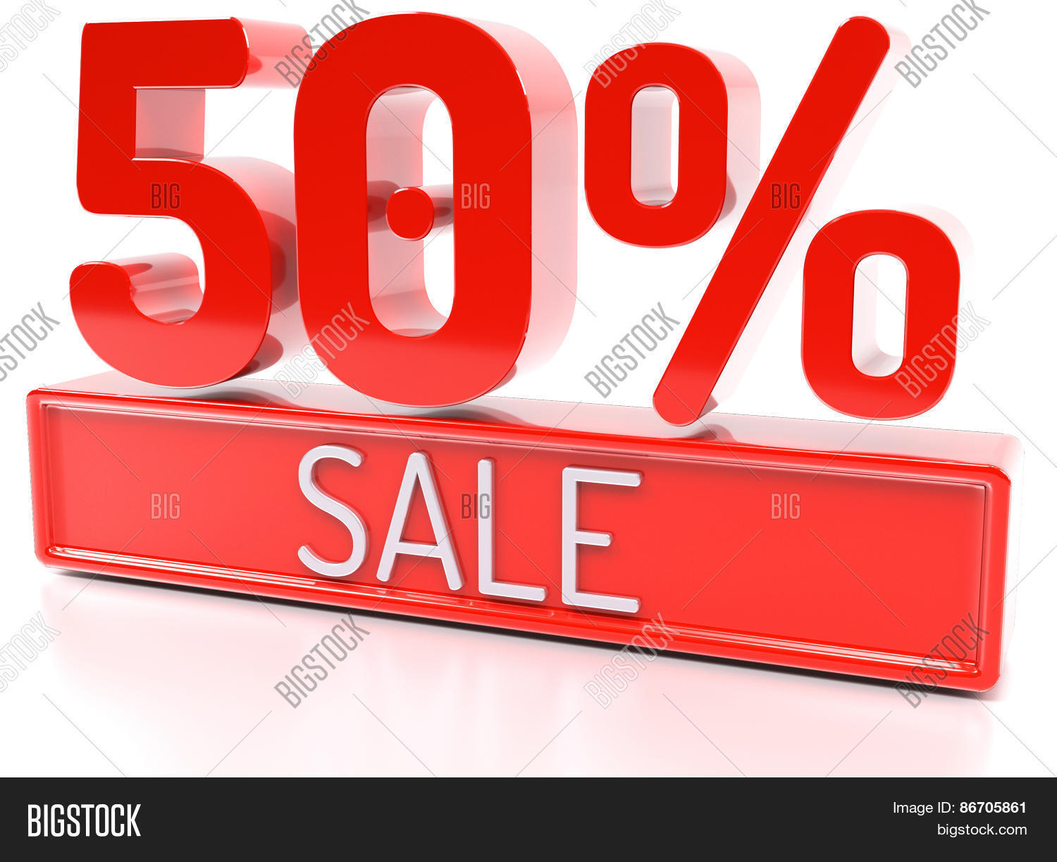 50% Sale, 50 Percent, Image & Photo (Free Trial) | Bigstock
