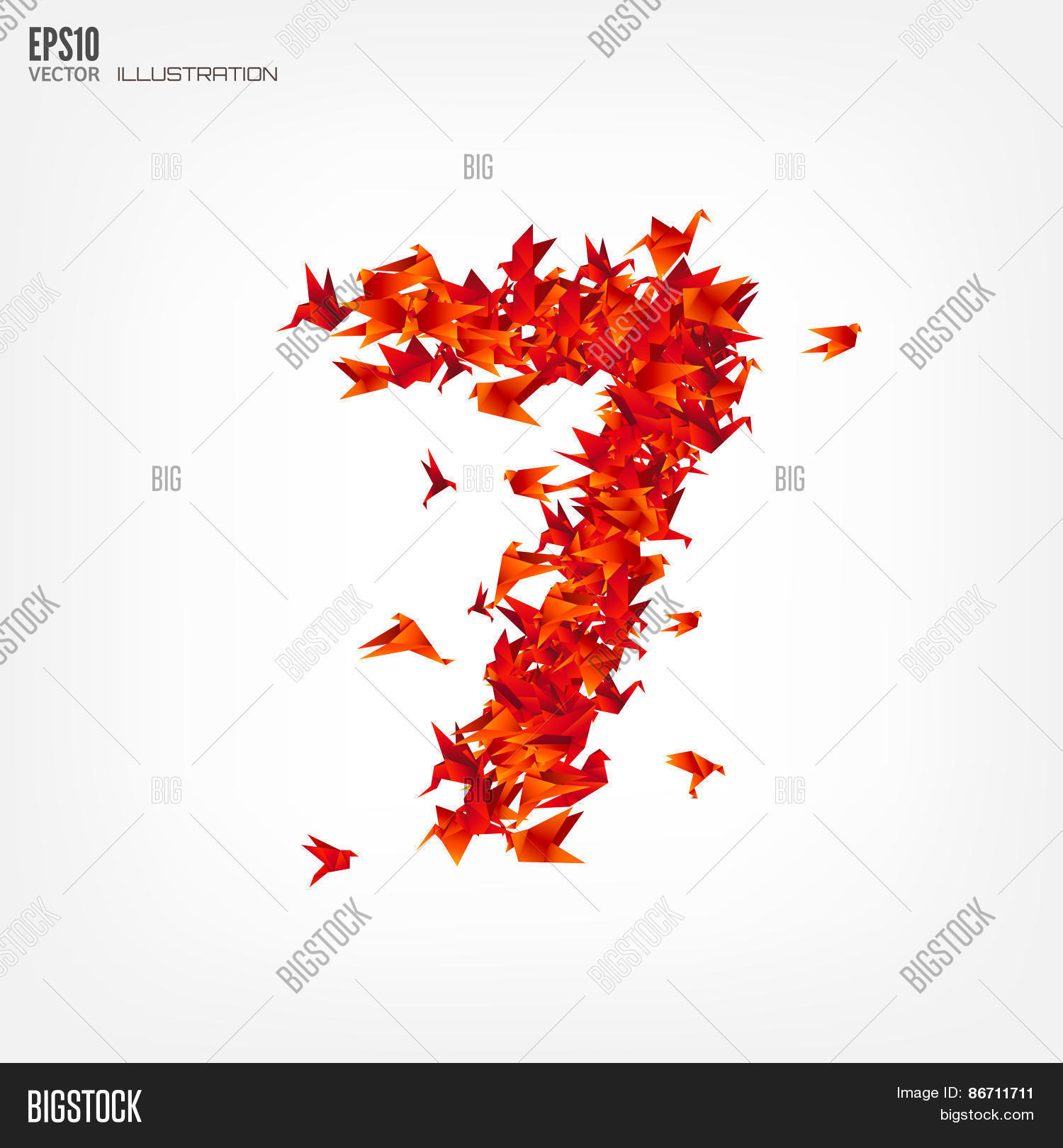 Number 7. Numbers Vector & Photo (Free Trial) | Bigstock