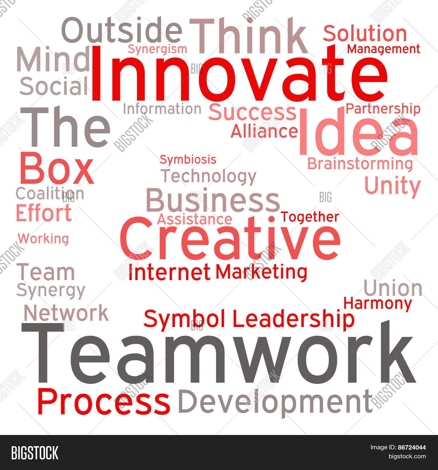 Teamwork Word Cloud Image & Photo (Free Trial) | Bigstock