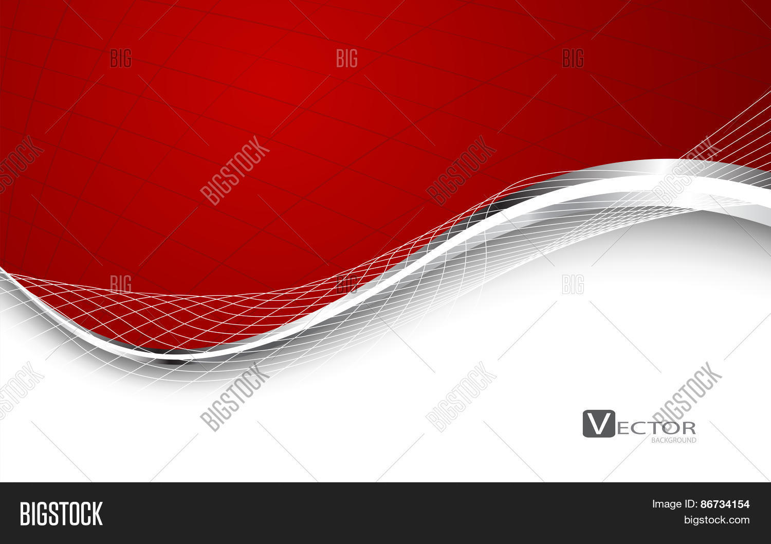 Stylish Abstract Red Vector & Photo (Free Trial) | Bigstock
