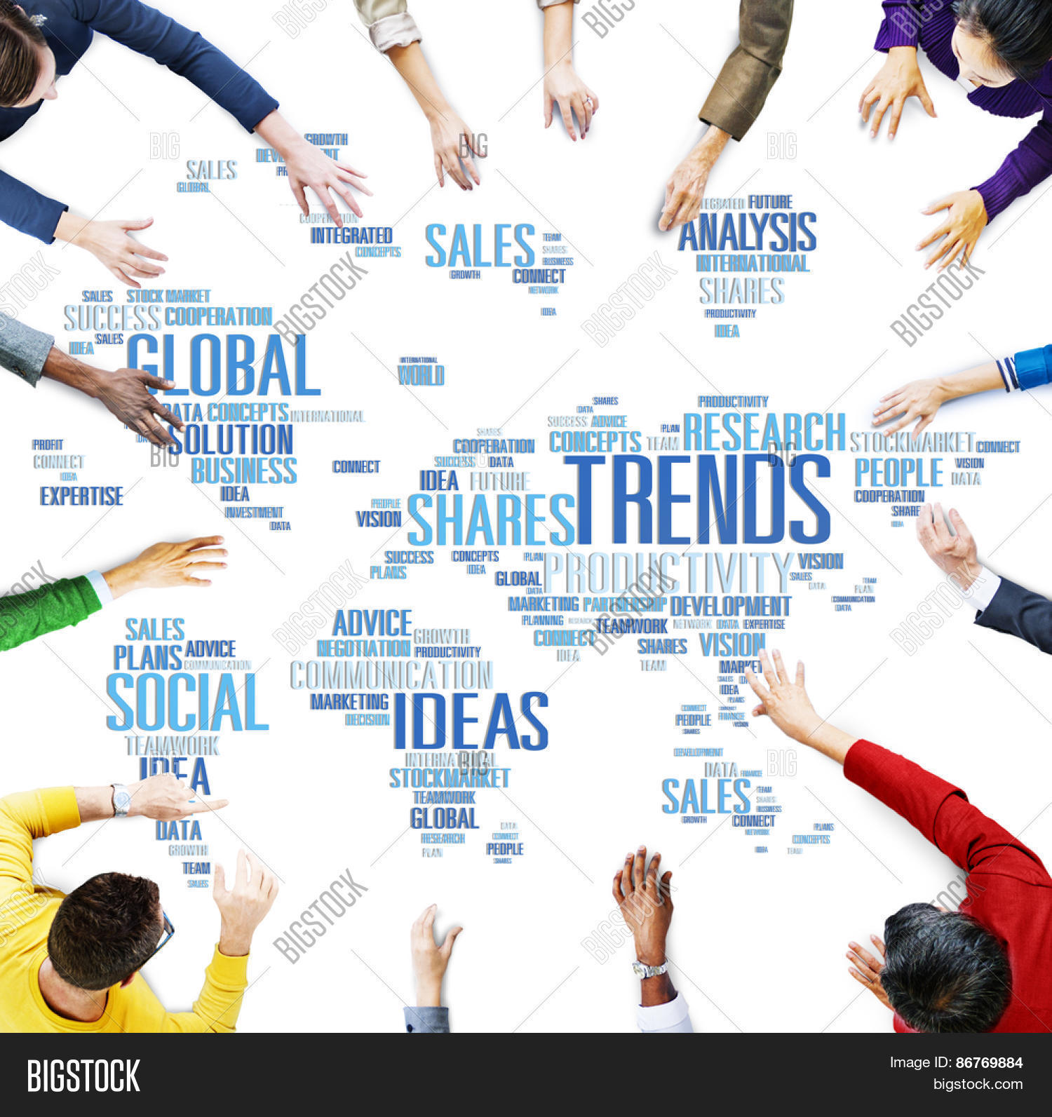 Trends World Map Image & Photo (Free Trial) | Bigstock