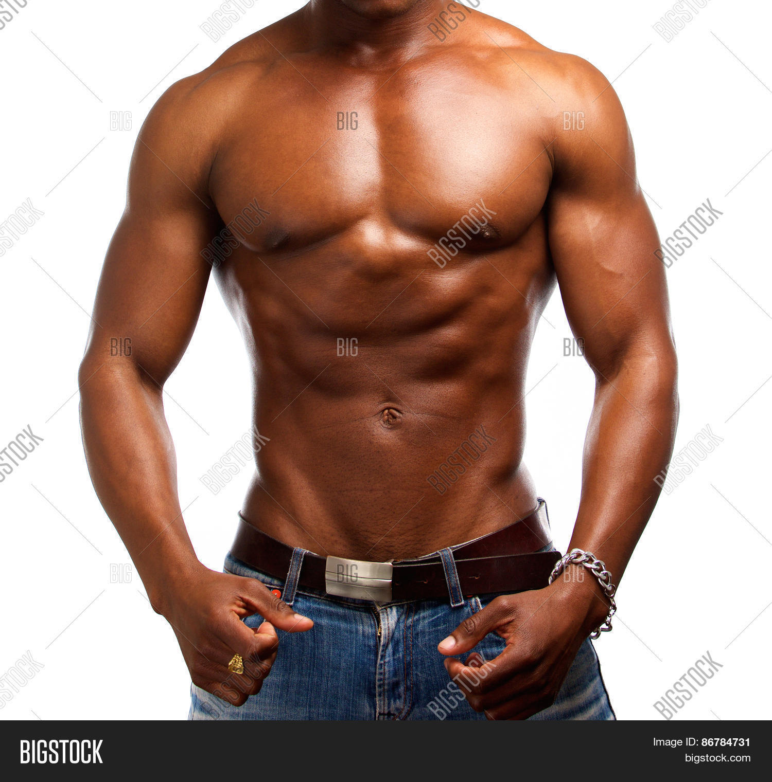 Muscular African Image & Photo (Free Trial) | Bigstock