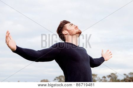 Handsome Guy Open Arms Image & Photo (Free Trial) | Bigstock