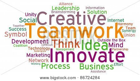 Teamwork Cloud Shaped Image & Photo (Free Trial) | Bigstock