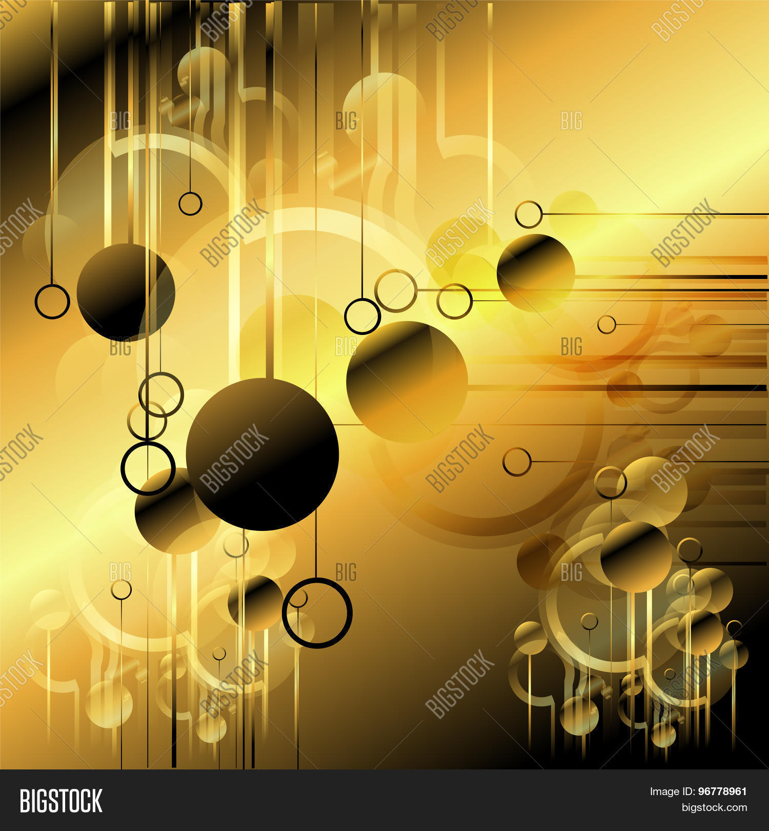 Golden Technical Vector & Photo (Free Trial) | Bigstock
