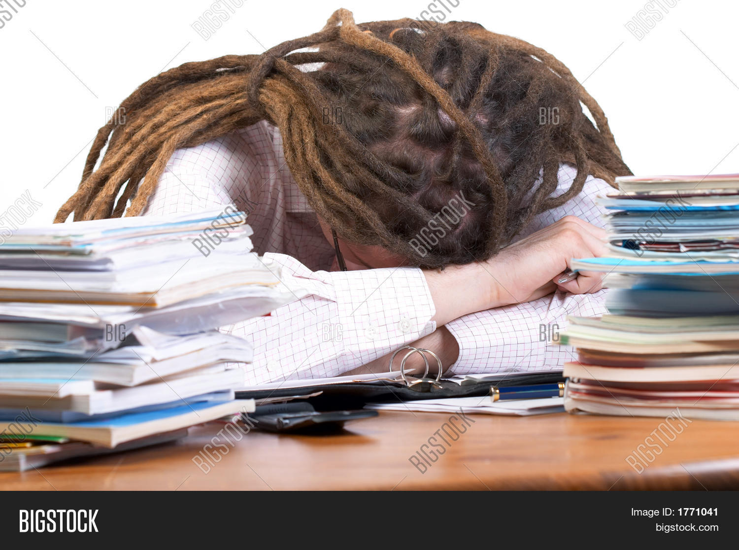 Overwhelmed Paperwork Image & Photo (Free Trial) | Bigstock