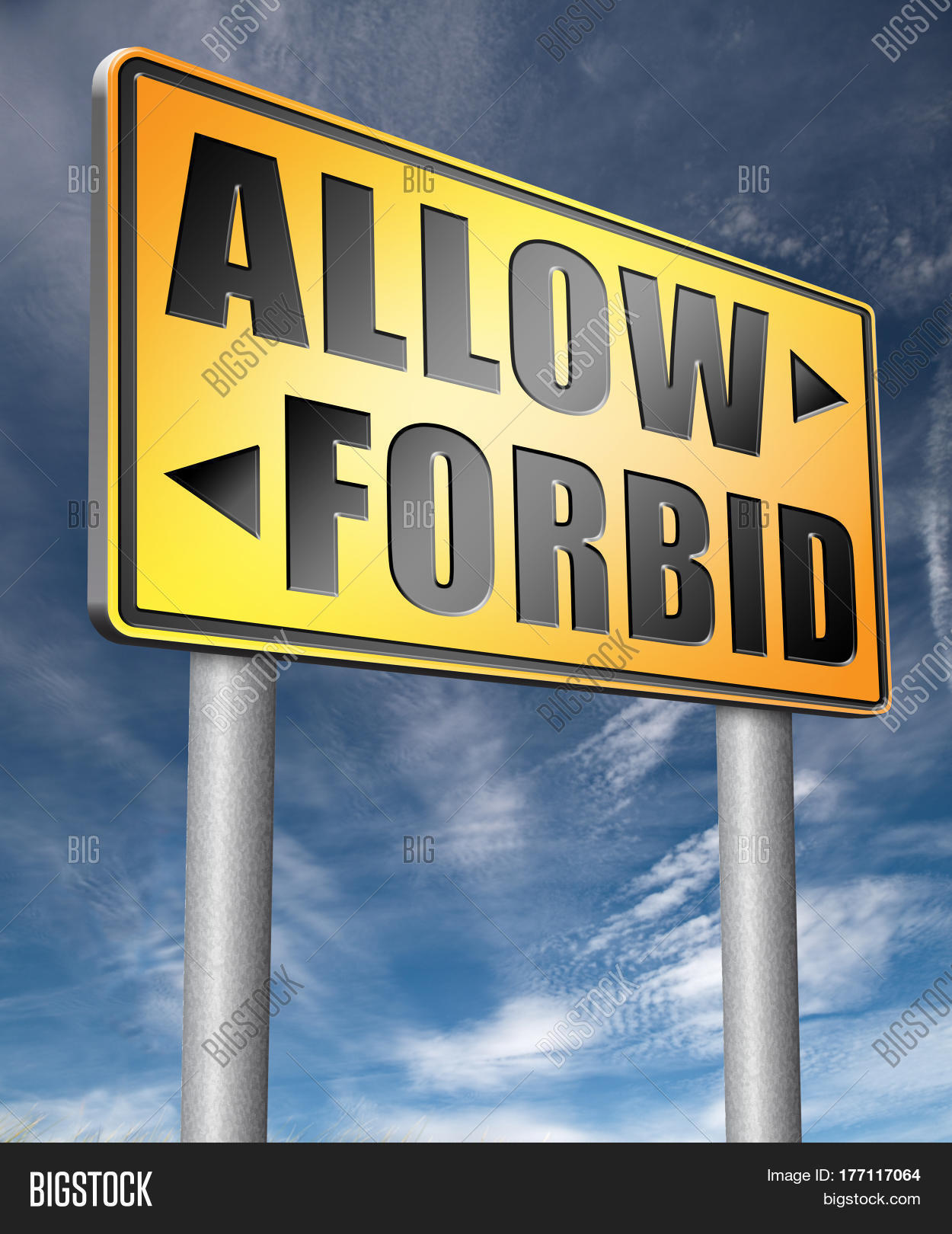 Allow Forbid Asking Image & Photo (Free Trial) | Bigstock