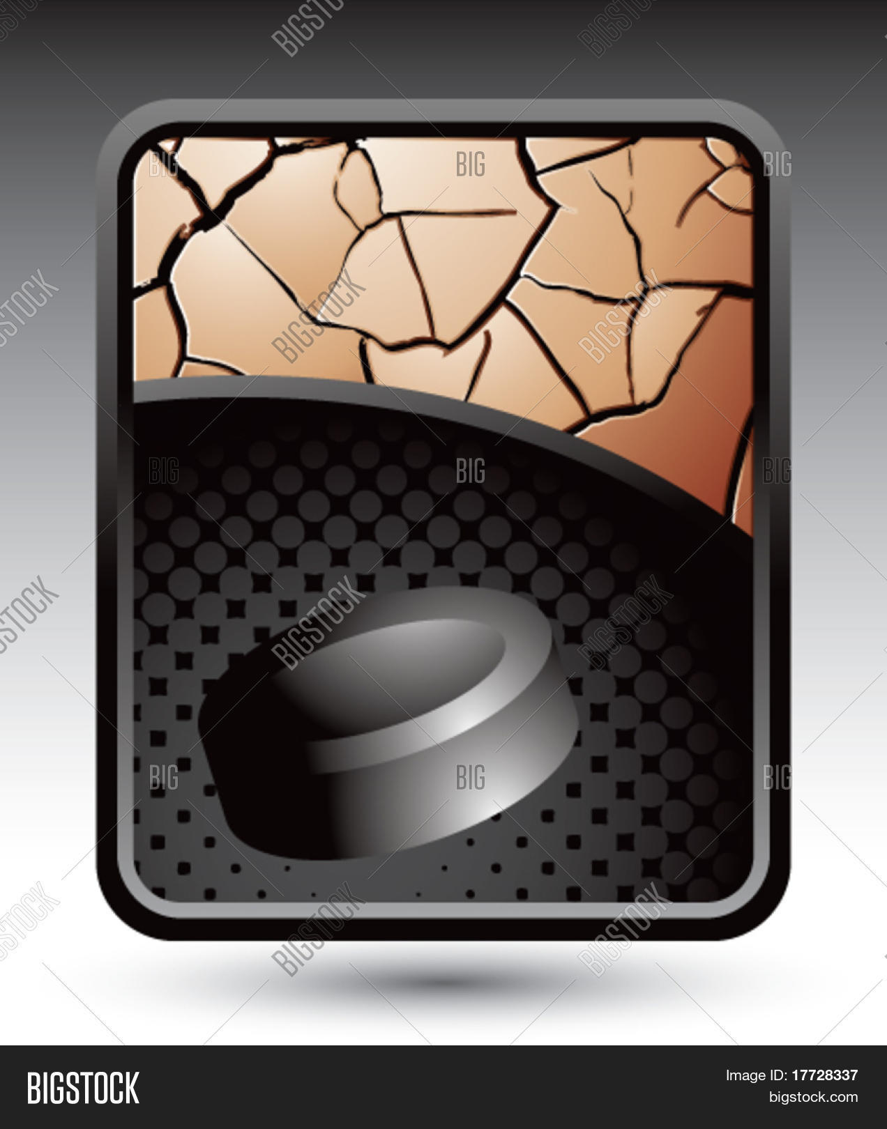 Hockey Puck Bronze Vector & Photo (Free Trial) | Bigstock