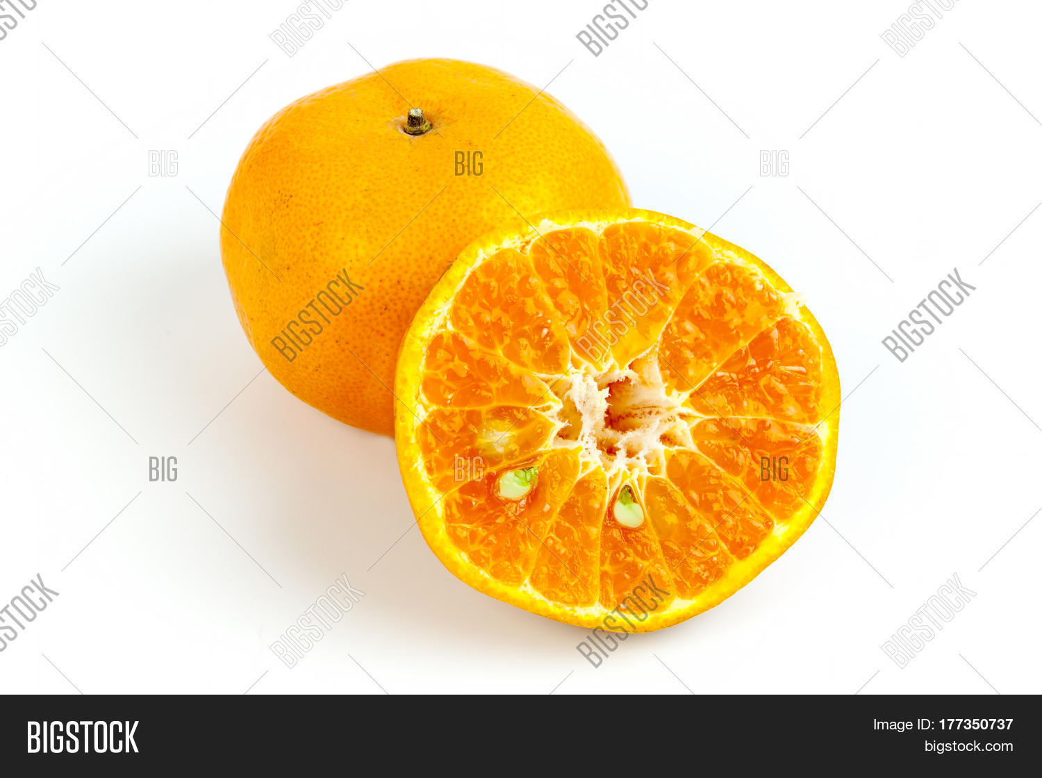 Ripe Oranges Isolated Image & Photo (Free Trial) | Bigstock