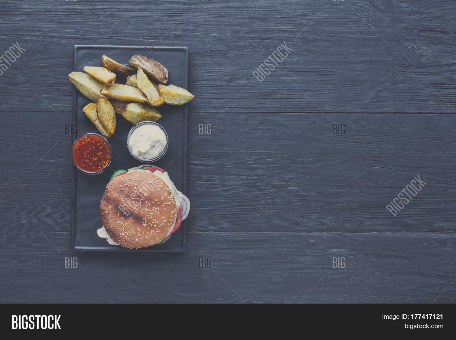Burger Wedges, Image & Photo (Free Trial) | Bigstock