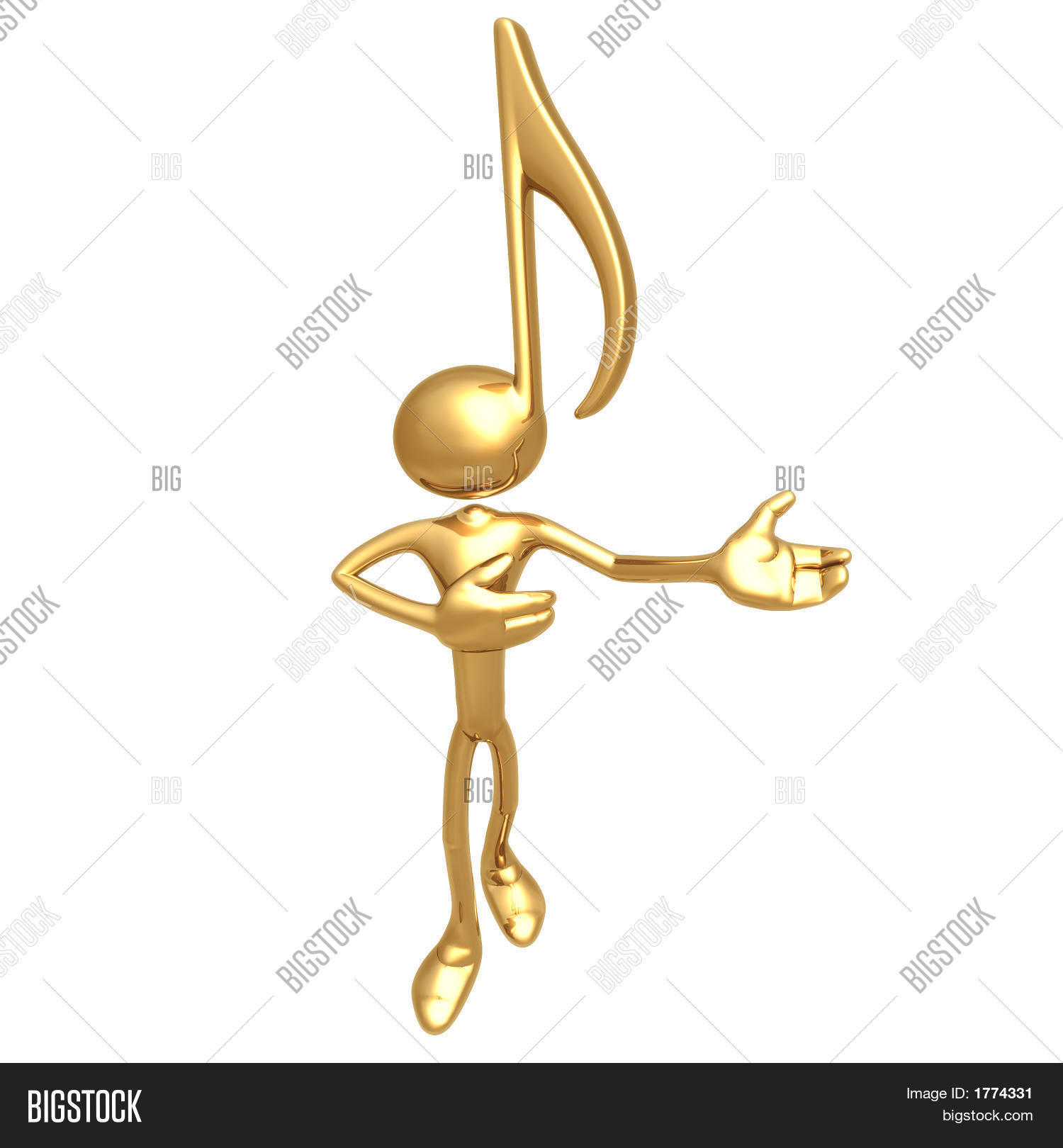 Singing Music Note Image & Photo (Free Trial) | Bigstock