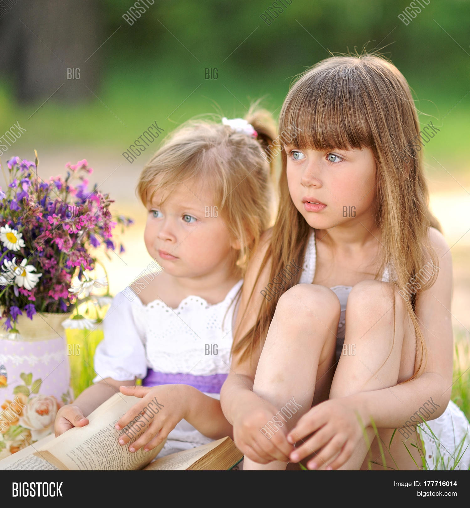 Portrait Two Girls Image & Photo (Free Trial) | Bigstock