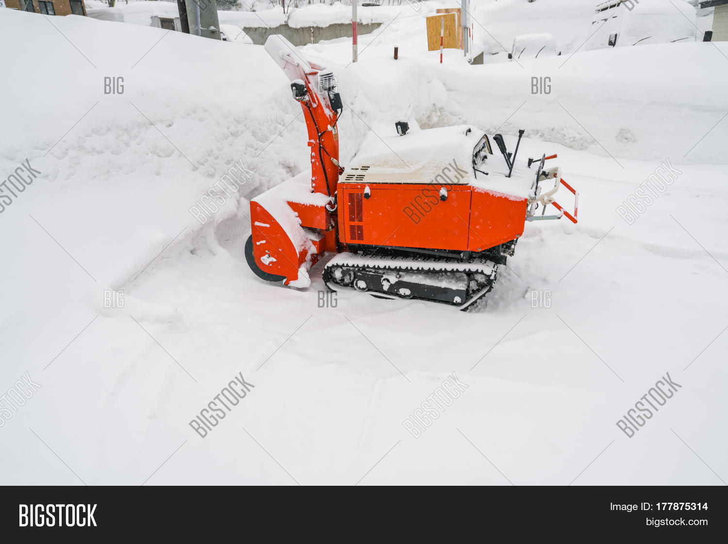 Red Snow Blower Image & Photo (Free Trial) | Bigstock