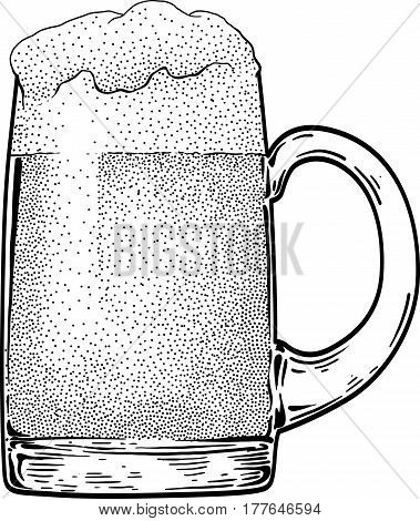 Beer Mug Illustration Vector & Photo (Free Trial) | Bigstock