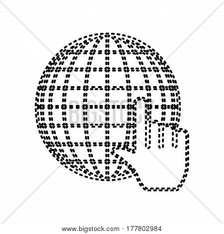 Earth Globe Cursor. Vector & Photo (Free Trial) | Bigstock
