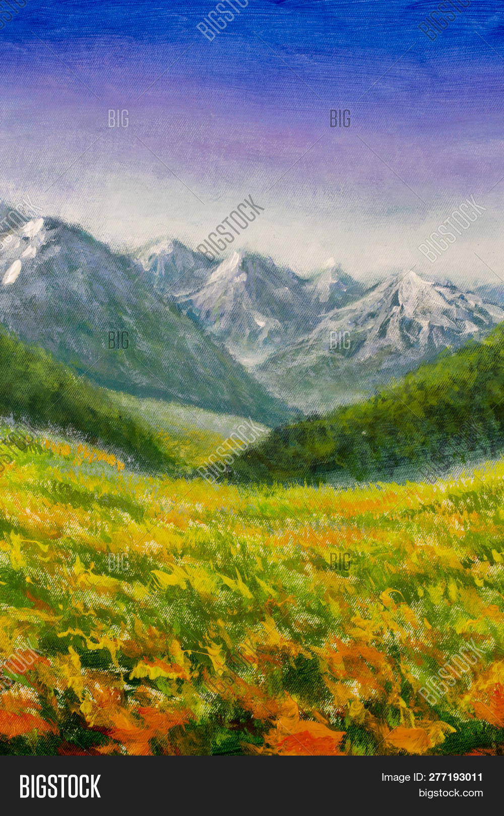 Beautiful Mountain Paintings