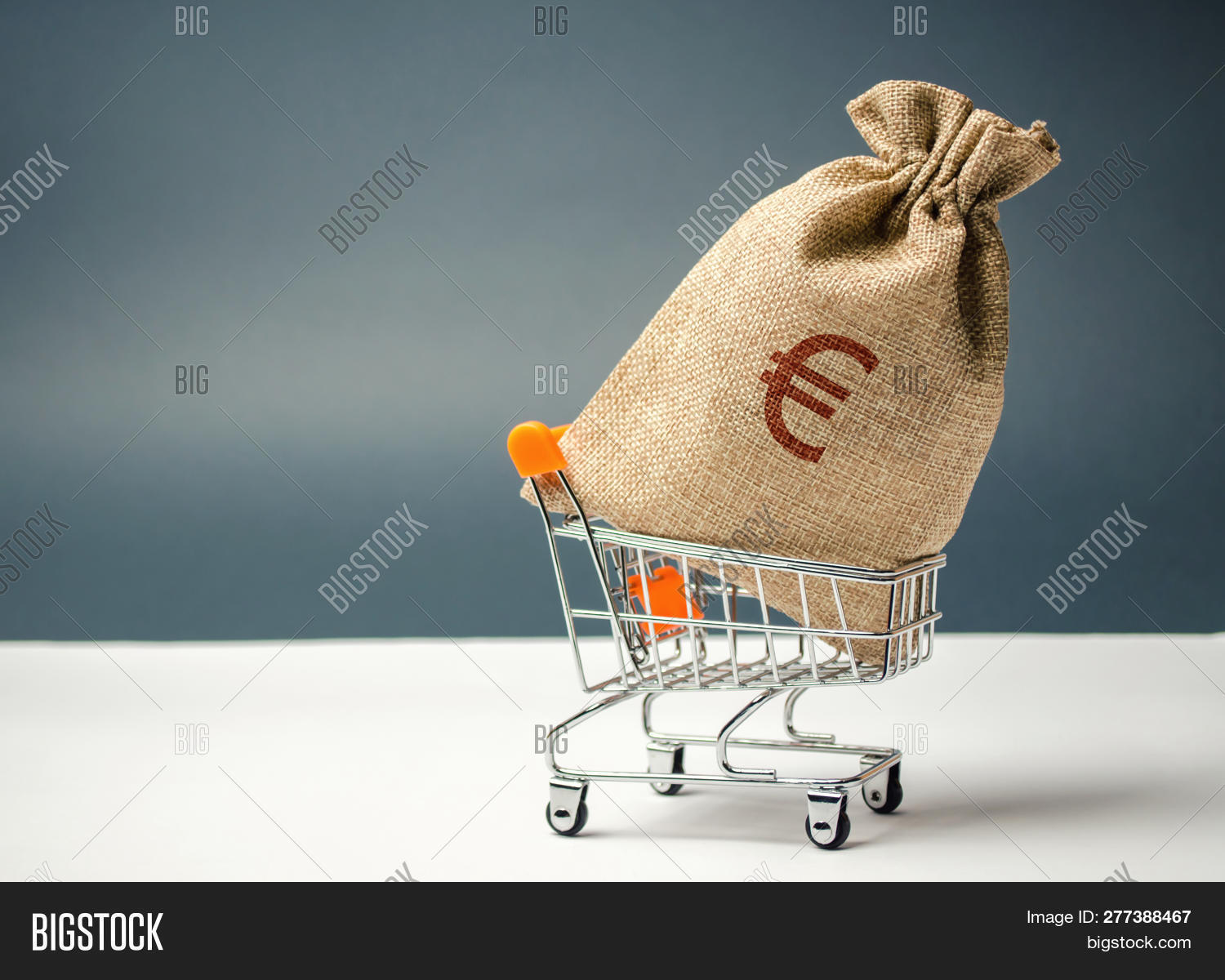 Money Bag Supermarket Image & Photo (Free Trial) | Bigstock