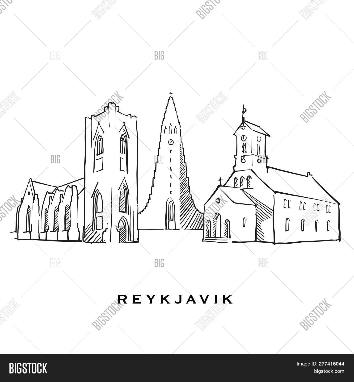 Reykjavik Iceland Vector & Photo (Free Trial) | Bigstock