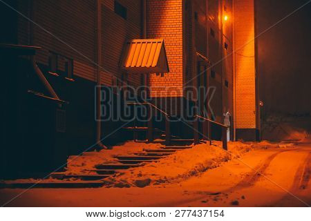 Dark Back Street Brick Image & Photo (Free Trial) | Bigstock