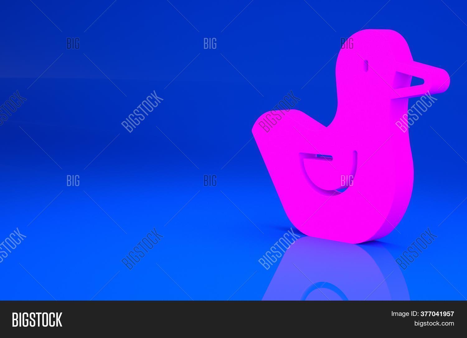 Pink Rubber Duck Icon Image & Photo (Free Trial) | Bigstock