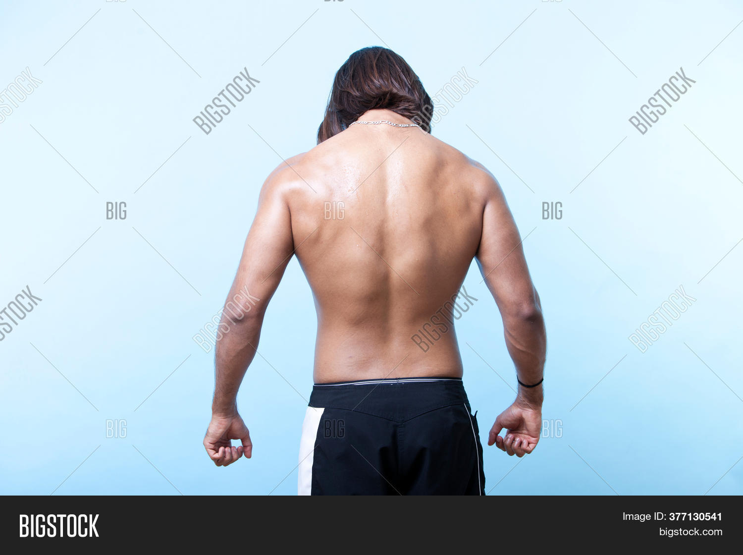 Rear View Masculine Image & Photo (Free Trial) | Bigstock