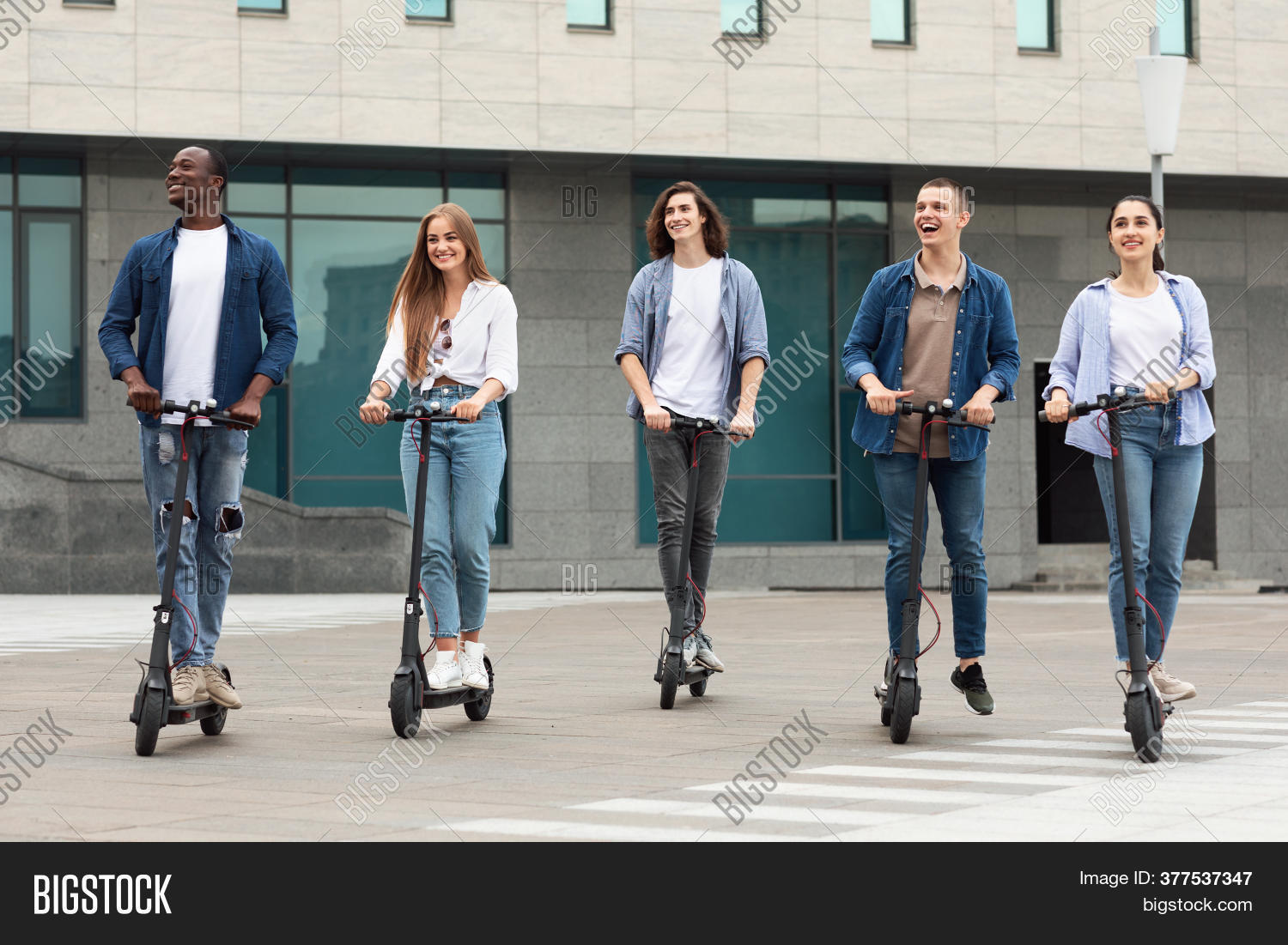 Teenage Gang. Group Image & Photo (Free Trial) | Bigstock