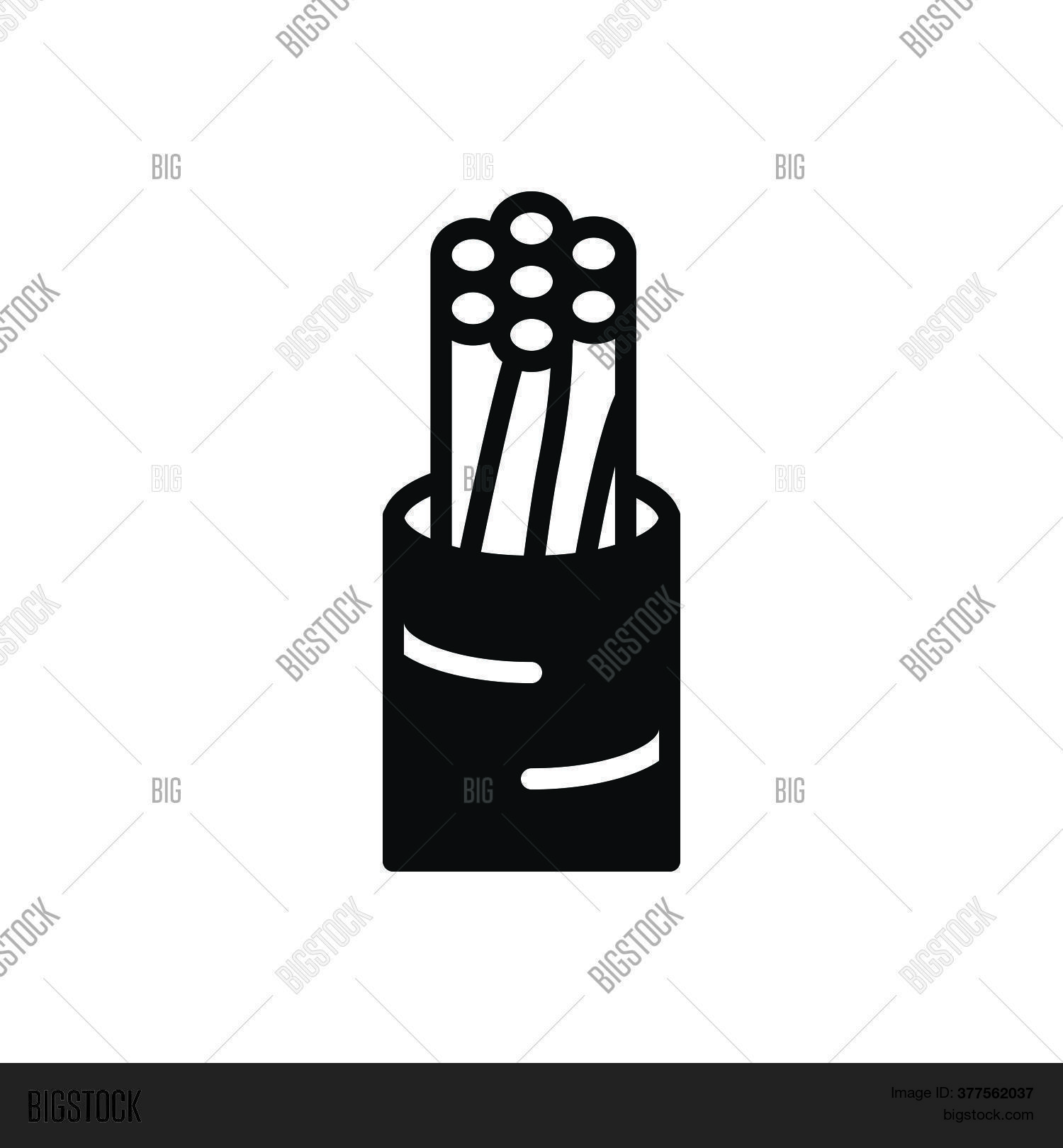 Black Solid Icon Wire Vector & Photo (Free Trial) | Bigstock
