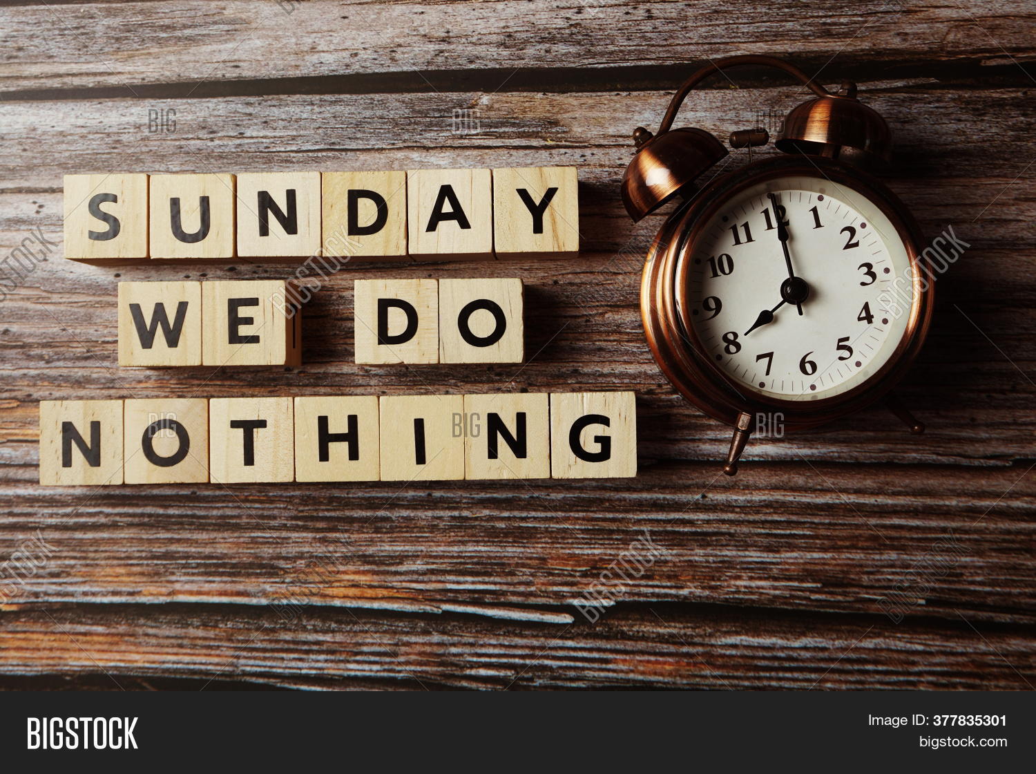 Sunday We Do Nothing Image & Photo (Free Trial) | Bigstock