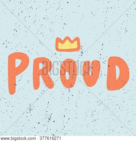 Proud. Cartoon Vector & Photo (Free Trial) | Bigstock