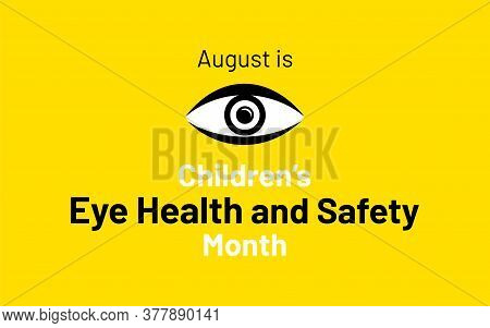 August Children's Eye Vector & Photo (Free Trial) | Bigstock