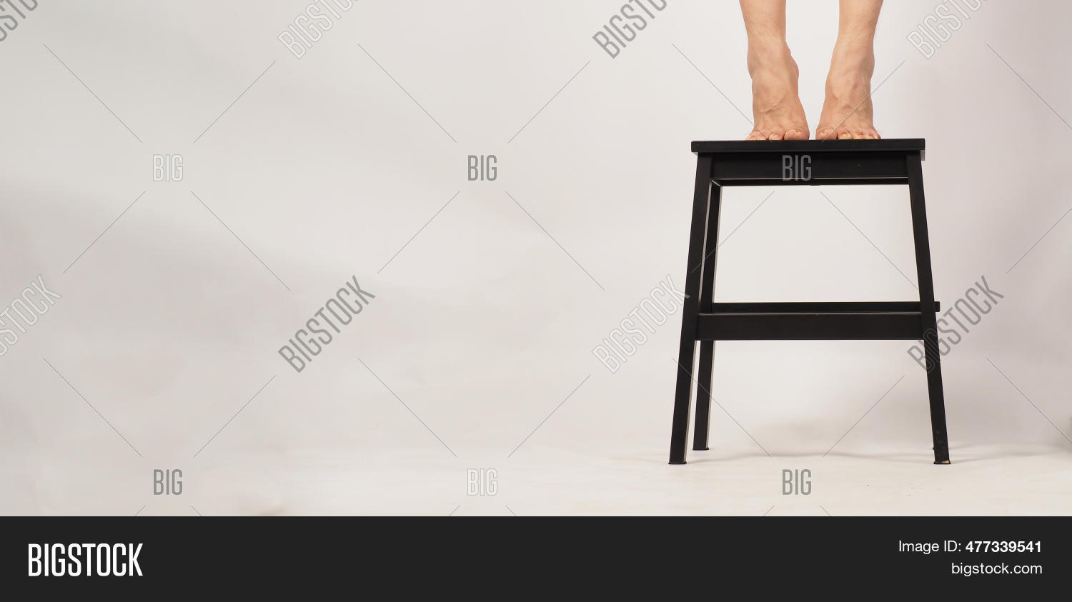 Legs Barefoot Stand On Image & Photo (Free Trial) | Bigstock