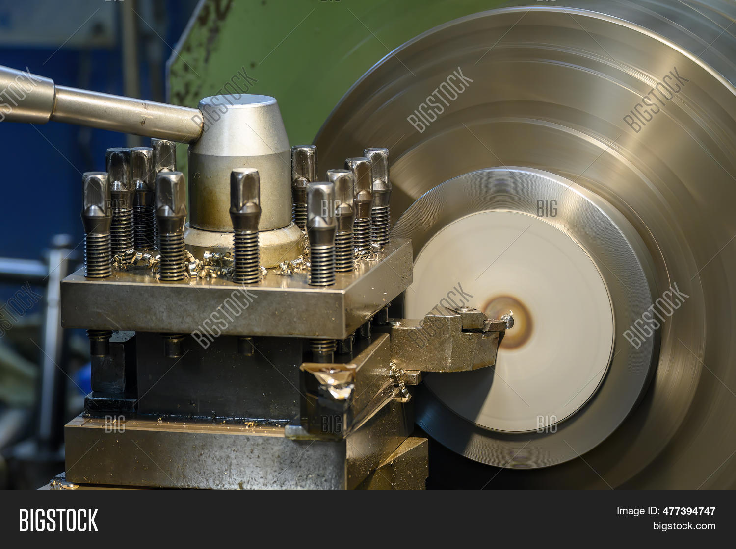 Closeup Scene Lathe Image & Photo (Free Trial) | Bigstock