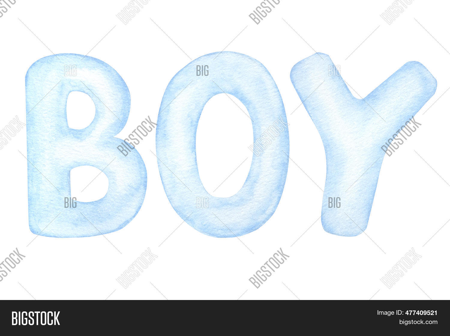 Blue Word Boy Cartoon Image & Photo (Free Trial) | Bigstock