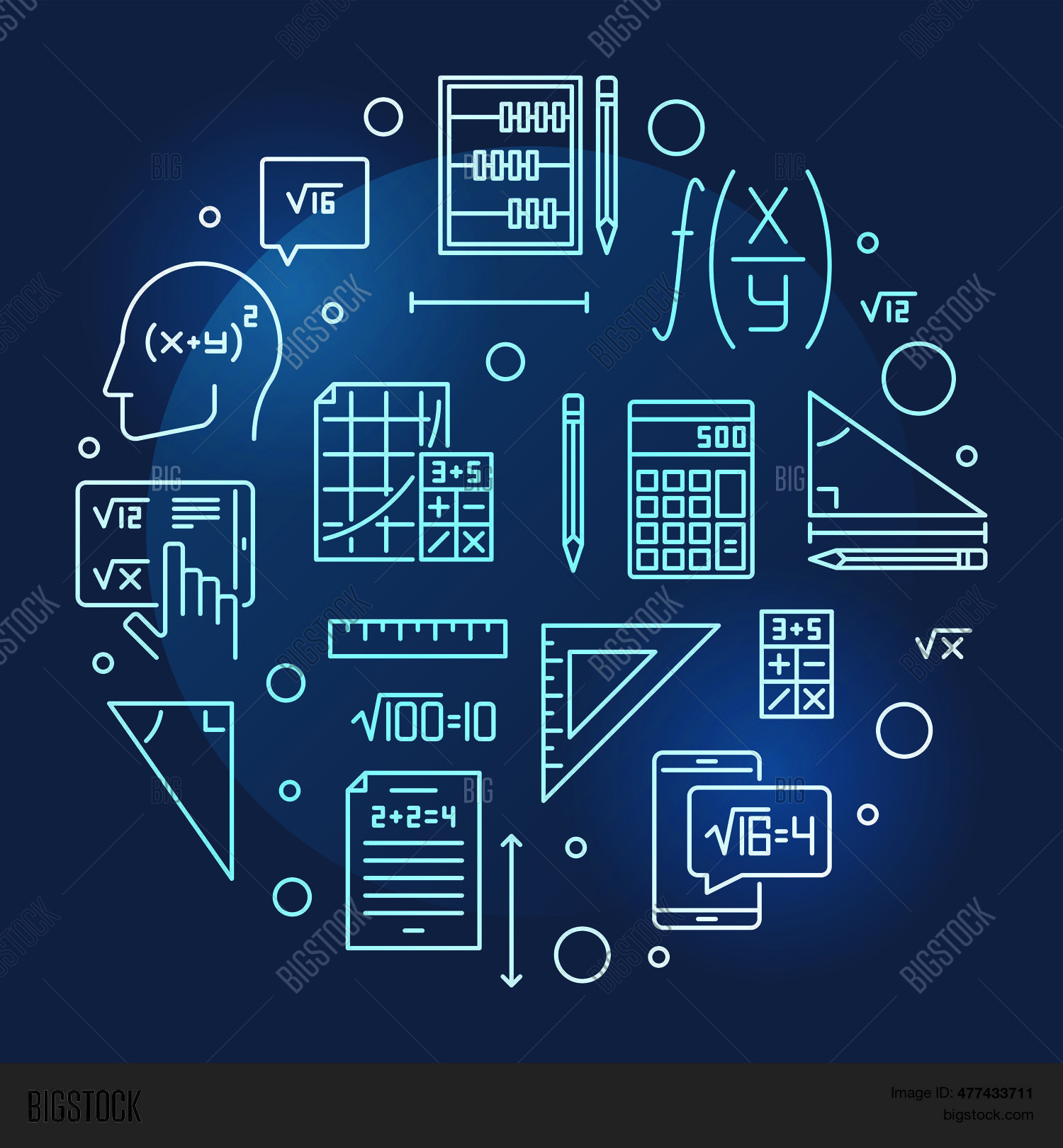 Algebra Mathematics Vector & Photo (Free Trial) | Bigstock