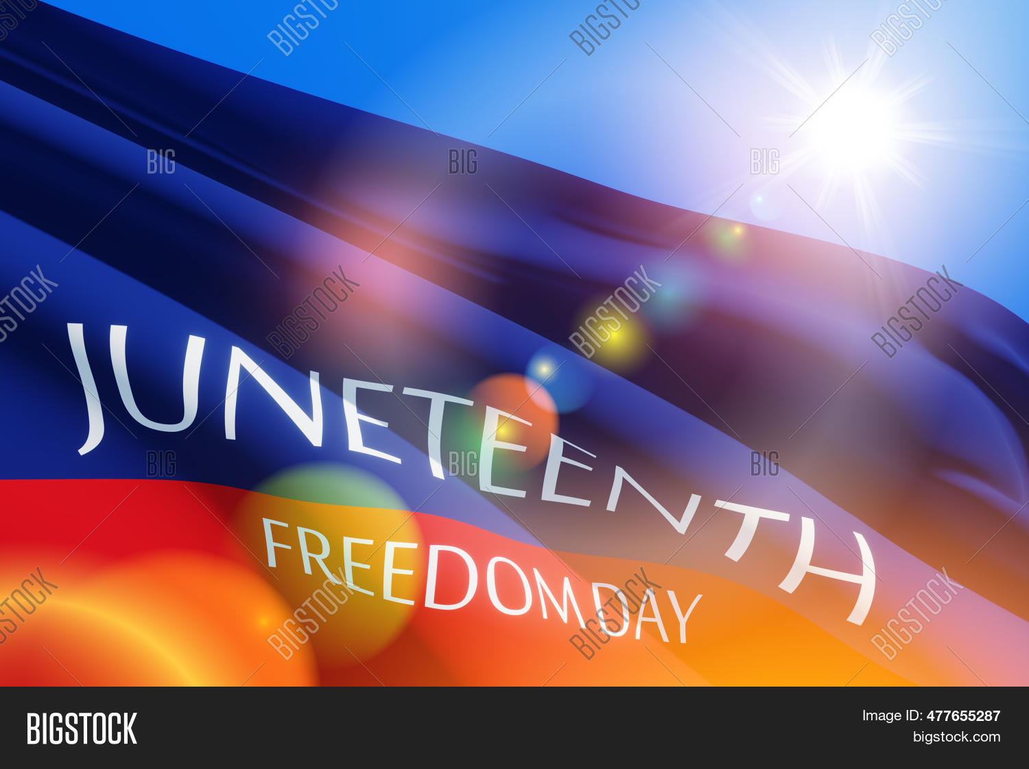 Juneteenth Color Text Image & Photo (Free Trial) | Bigstock
