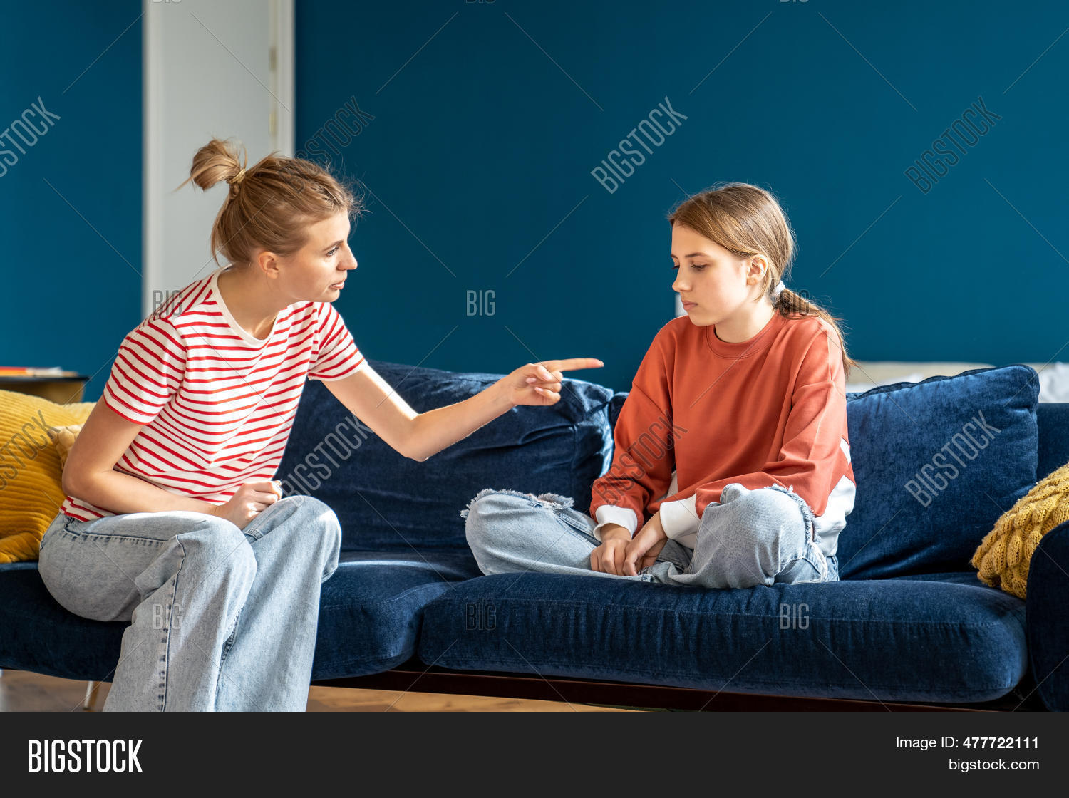 Angry Mother Pointing Image & Photo (Free Trial) | Bigstock