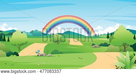 Rainbow Road Images, Illustrations & Vectors (Free) - Bigstock