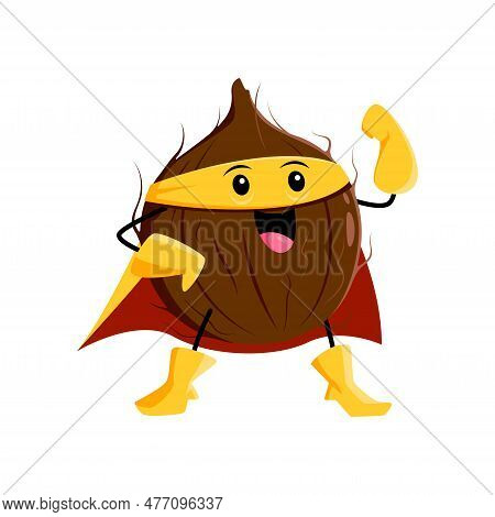 Cartoon Coconut Nut Vector & Photo (Free Trial) | Bigstock