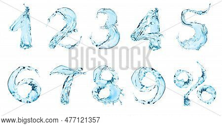 Water Numbers Images, Illustrations & Vectors (Free) - Bigstock