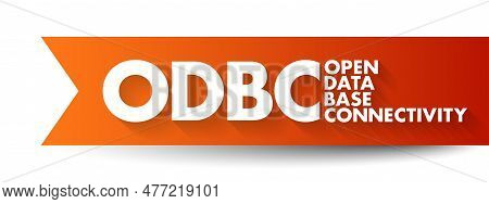 Odbc Open Database Image & Photo (Free Trial) | Bigstock