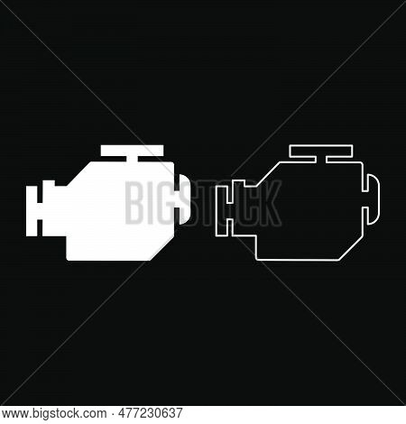 Symbol Engine Car Set Vector & Photo (Free Trial) | Bigstock