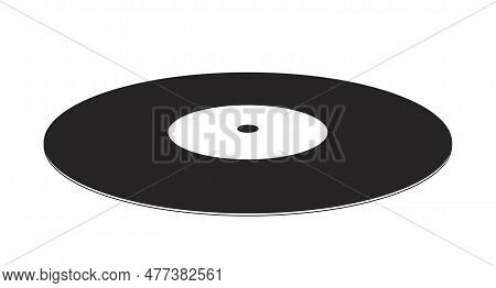 Vinyl Record Line Art Vector & Photo (Free Trial) | Bigstock